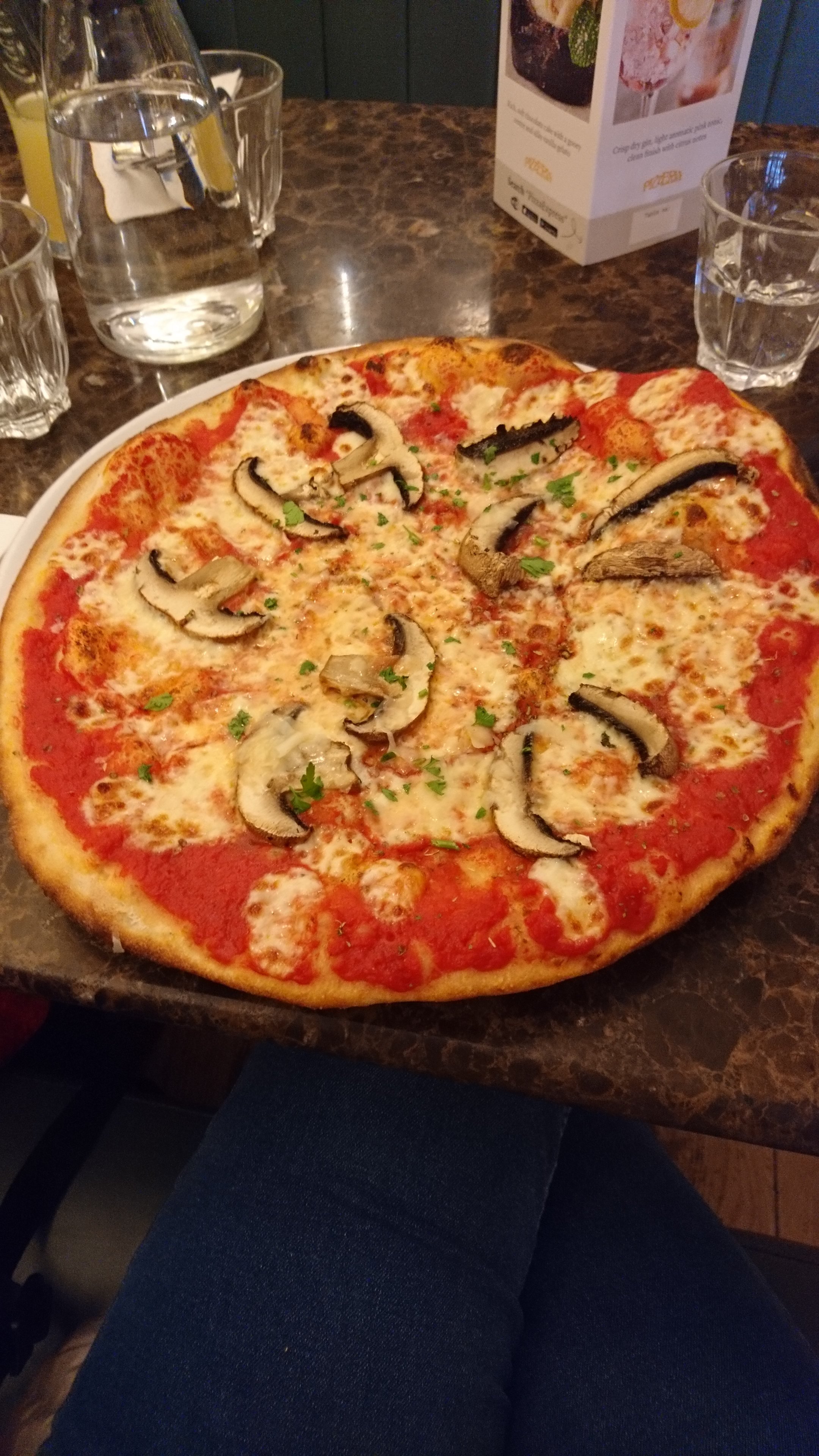 Pizza Express – Funghi di Bosco Romana Pizza – Reviews by Karen